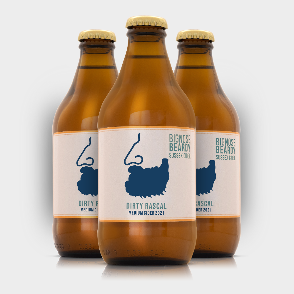 Single Batch Case of Dirty Rascal 2021 Medium Cider – Bignose & Beardy